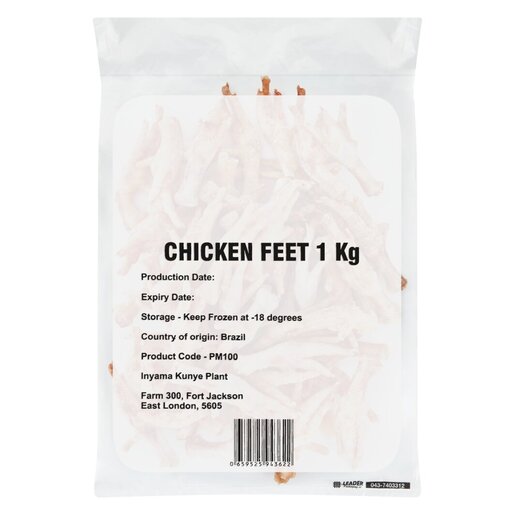 Inyama Kunye Frozen Chicken Feet 1Kg | PnP