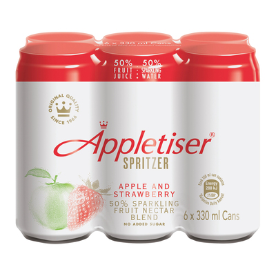 Appletiser Spritzer Apple & Strawberry 330ml x 24 | PnP