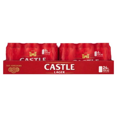 Castle Lager Beer Can 24 x 330ml | PnP