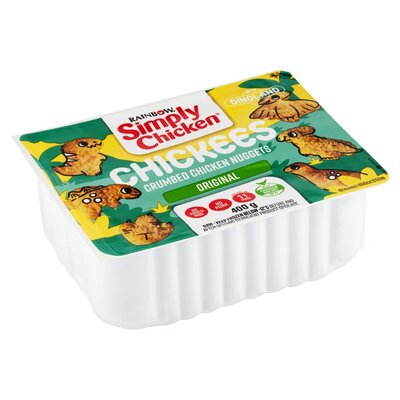 Rainbow Simply Chicken Into Dinoland Chickees Crumbed Chicken Nuggets ...