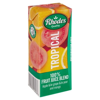 Rhodes 100% Fruit Juice Blend Tropical 200ml | PnP