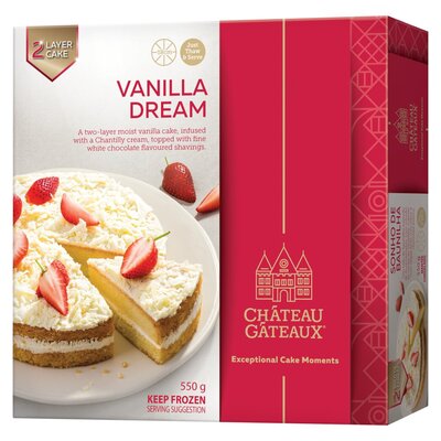 Chateau Gateaux Frozen Vanilla Dream 2 Layer Cake 550g | PnP