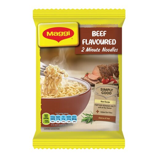 Maggi 2-Minute Noodles Beef Flavour 73g | PnP