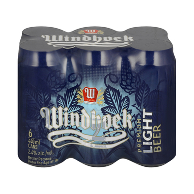 Windhoek Light Cans 6 x 440ml | PnP
