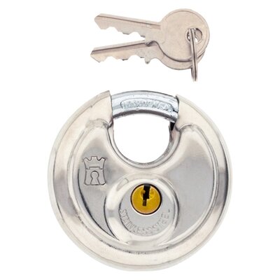 Fort Knox Discus Stainless Steel Lock 70mm | PnP