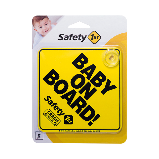 Safety First Baby on Board Sign | PnP