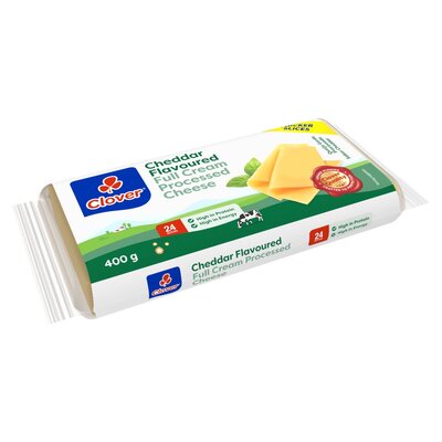 Clover Processed Cheddar Cheese 400g | PnP