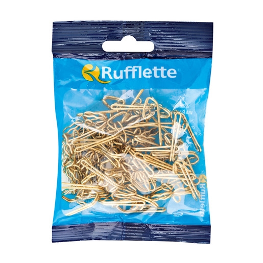 Rufflette Brassed Hooks R7 50ea | PnP