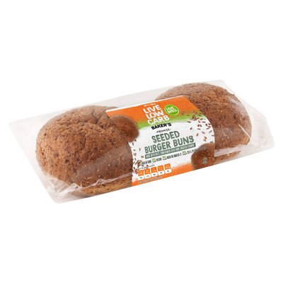 PnP Live Low Carb Seeded Burger Buns 2 Pack | PnP