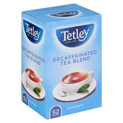 Tetley Decaffeinated Tea Blend 52 Pack | PnP