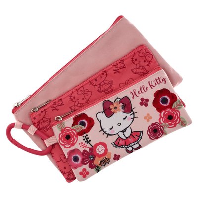 Hello Kitty 3 Compartment Pencil Case | PnP