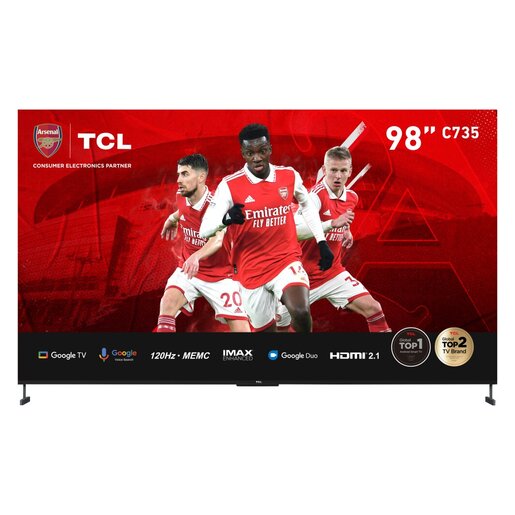 Tcl 98 Inch Qled Uhd Google Tv 98C735 | PnP