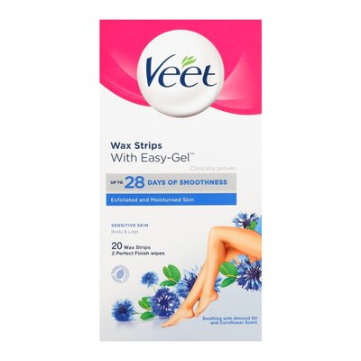 Veet Sensitive Wax Strips 20ea | PnP