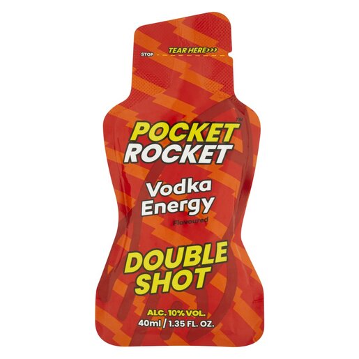 Pocket Rocket Energy Vodka 40ml | PnP