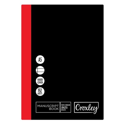 Croxley A4 192 Page Counter Book Quad & Margin | PnP