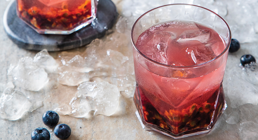 Blueberry and Granadilla Gin Cocktail | Recipes | PnP
