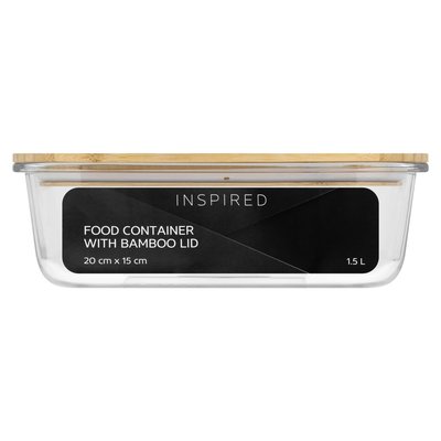 Inspired Food Container Bamboo Lid 1.5L | PnP