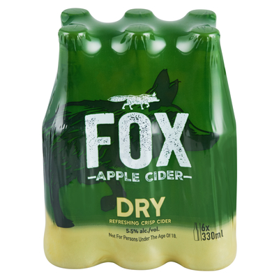 Fox Apple Cider NRB 6 x 330ml | PnP