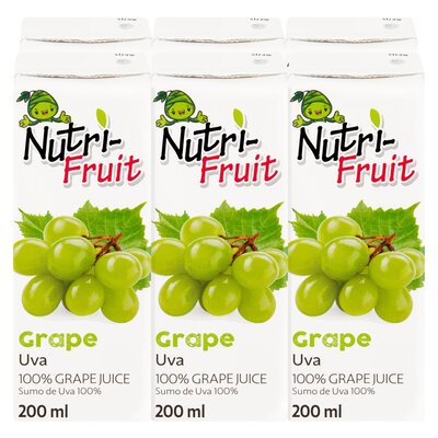 Nutri-Fruit Grape Juice 6 x 200ml | PnP