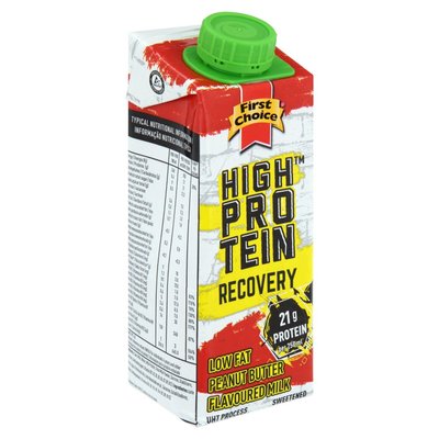 First Choice High Protein Recovery Peanut Butter Flavoured Milk 250ml | PnP