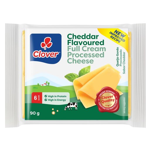 Clover Processed Cheddar Cheese 90g | PnP