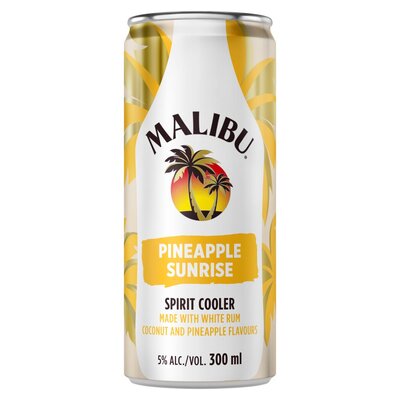 Malibu Pineapple Sunrise Spirit Cooler 24 x 300ml | PnP