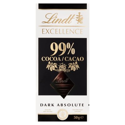 Lindt Excellence 99% Cocoa Dark Chocolate 50g | PnP