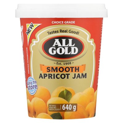 All Gold Apricot Jam Smooth 640g | PnP