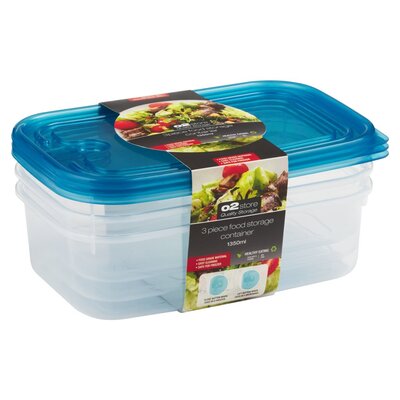 O2 Food Storage Containers 3 Piece | PnP