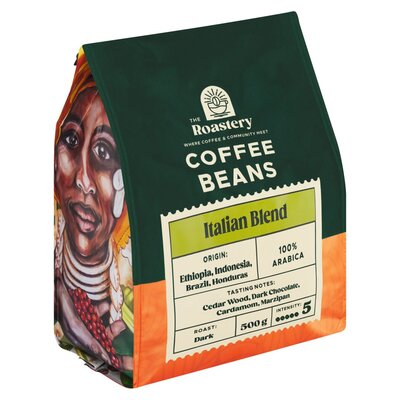 The Roastery Italian Blend Coffee Beans 500g | PnP