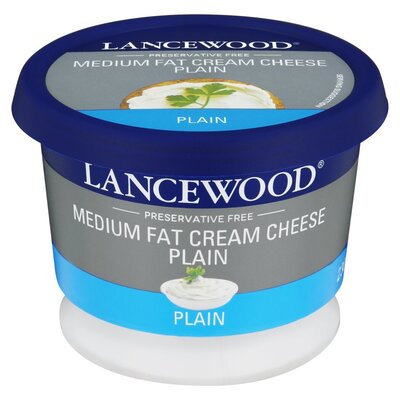 Lancewood Medium Fat Plain Cream Cheese 230g | Smart Price Specials ...