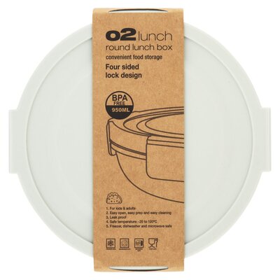 O2 Round Lunch Box 950ml | Smart Price Specials | PnP Home