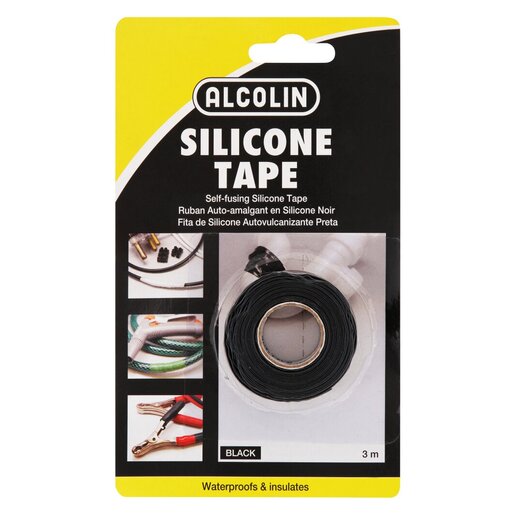 Alcolin Black Silicone Tape 3m | PnP