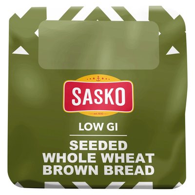 Sasko Low Gi Dumpy Seeded Brown Bread 800g | PnP