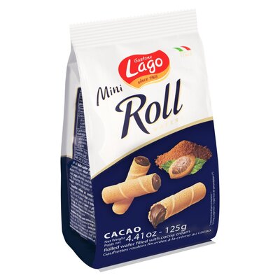 Lago Mini Roll Cocoa Wafers 125g | PnP