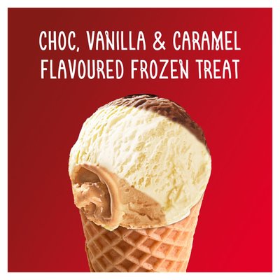 Ola Rich n Creamy Chocolate Vanilla & Caramel Flavoured Ice Cream Tub 1 ...