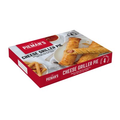 Pieman's Frozen Cheese Griller Pies 4 Pack | PnP