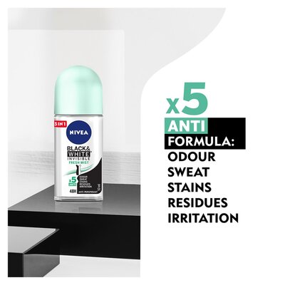Nivea Female Invisible Black & White Fresh Roll On 50ml | Smart Price Specials | PnP Home