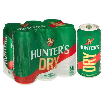 Hunters Dry Can 6 x 440ml | PnP