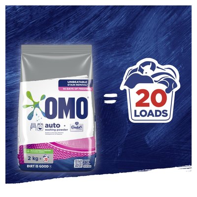 Omo Stain Removal Auto Washing Powder Detergent with Comfort Freshness ...