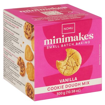 Nomu MiniMakes Vanilla Cookie Dough Mix 300g | PnP