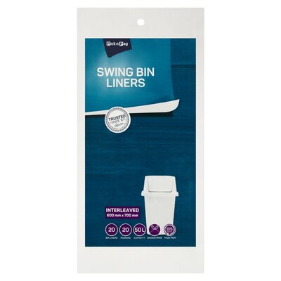 PnP Small Round Bin Liners 390mm x 490mm 15 Pack | PnP