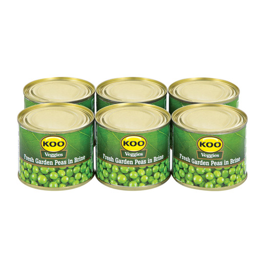 Koo Garden Fresh Peas 215g x 6 | PnP