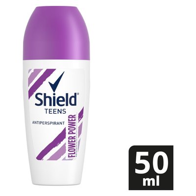 Shield Teens Flower Power Antiperspirant Roll_on Deodorant 50ml | PnP