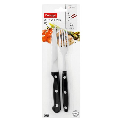 Prestige Steak Knife & Fork Set 2 Piece | PnP