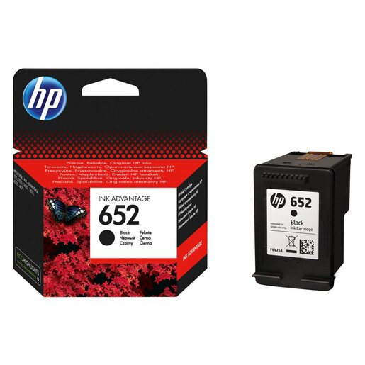 HP 652 Black Ink Cartridge | PnP