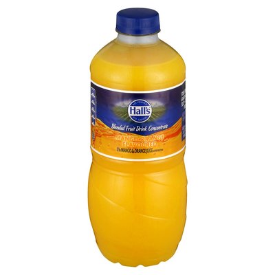 Hall's Orange Mango Blended Fruit Drink Concentrate 1.25L | PnP