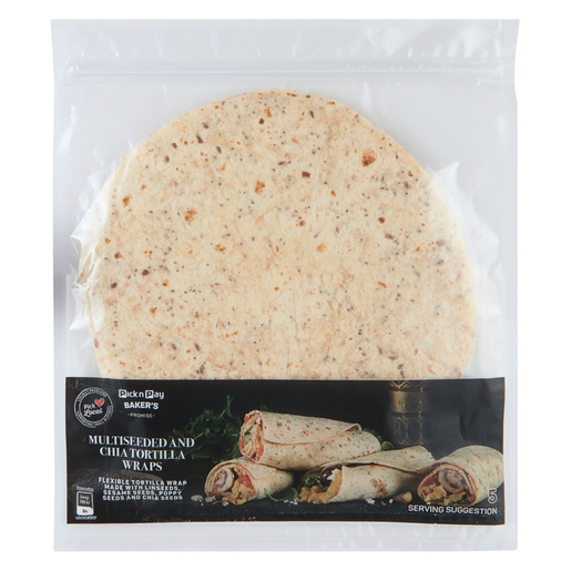 PnP Multiseeded & Chia Tortilla Wraps 5 Pack | Smart Price Specials ...