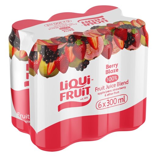 Liqui-Fruit Long Life Berry Blaze 300ml x 6 | Smart Price Specials ...