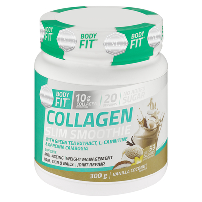 Body Fit Vanilla Coconut Collagen Slim Smoothie 300g | PnP
